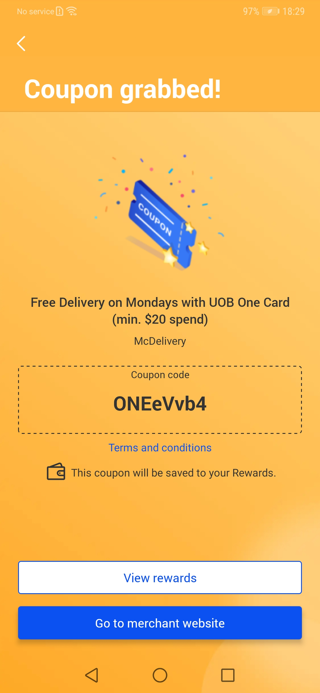 Save more with UOB One Cards | McDonald’s® Singapore