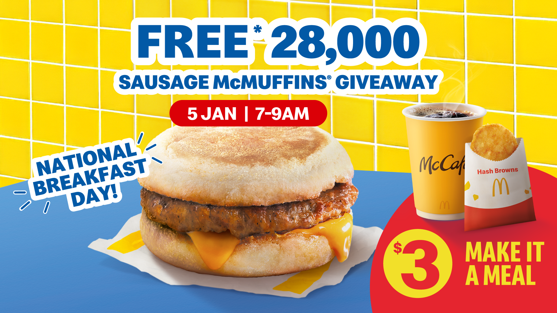 Breakfast McSaver™ Meals | McDonald’s® Singapore