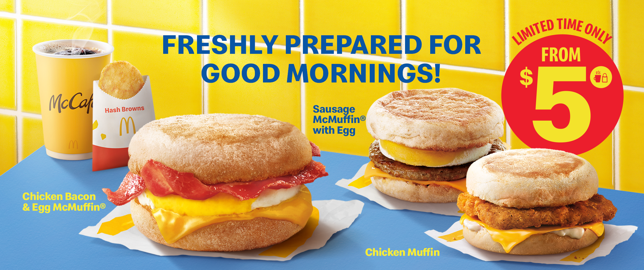 Breakfast McSaver™ Meals | McDonald’s® Singapore